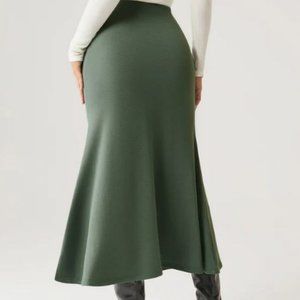 OGL Move | Skirts | Ogl Move Ruched Side Mermaid Maxi Skirtbrushed ...